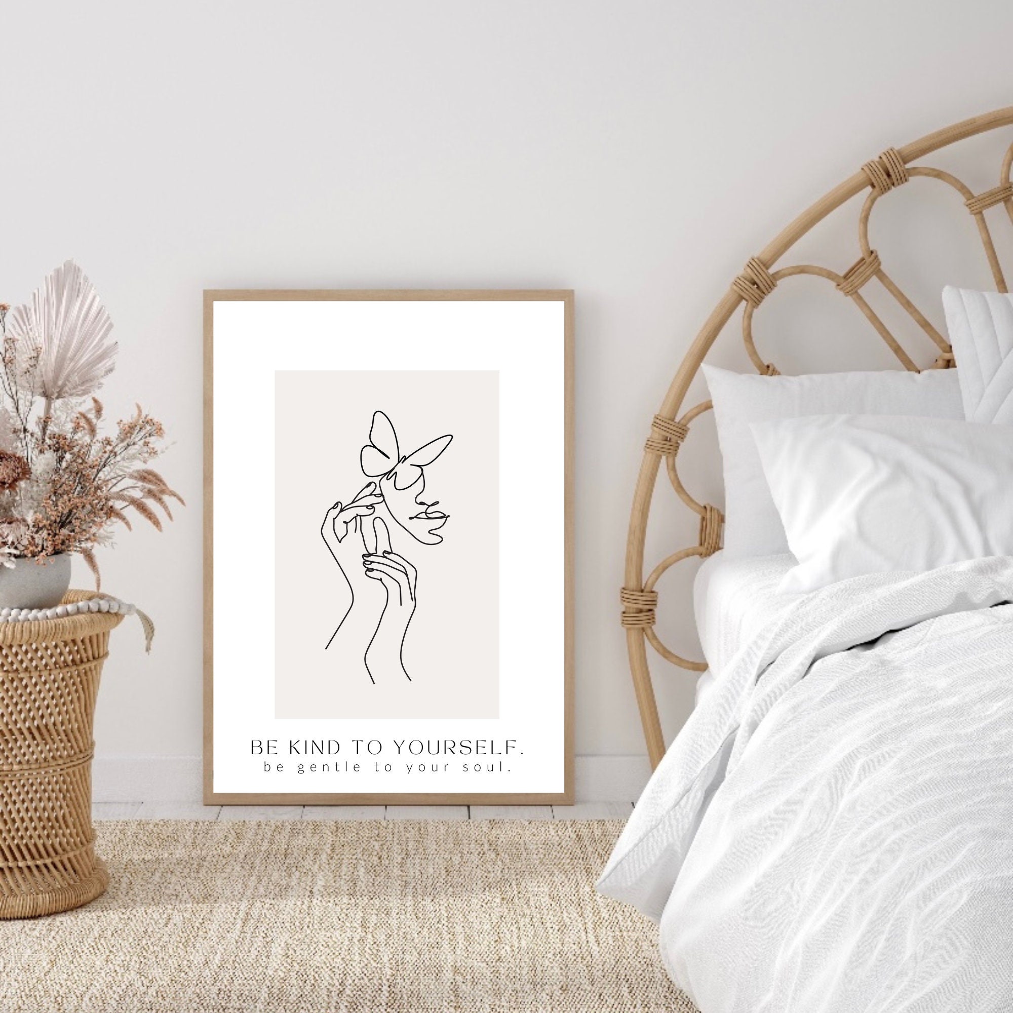 Be Kind to Yourself Print, Quote Art Print, Inspirational Prints ...