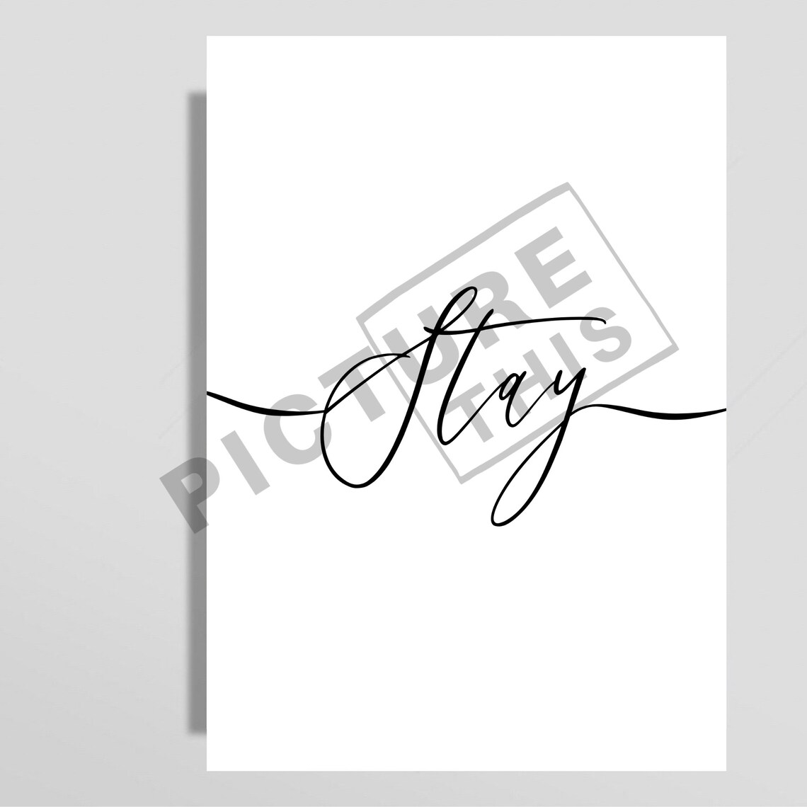 Lets Stay Together Print | Set of 3 Bedroom Prints | Wall Prints | Home ...
