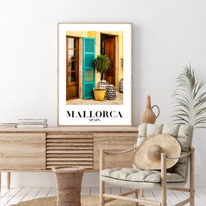 Mallorca Print, Majorca Spain Print, Travel Poster, Home Decor, Wall ...