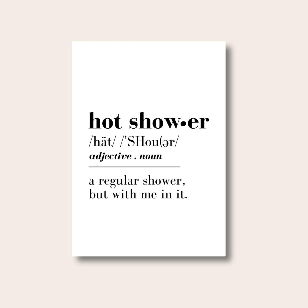 Bathroom Prints | Shower Definition | Bathroom Poster | Bathroom Wall ...