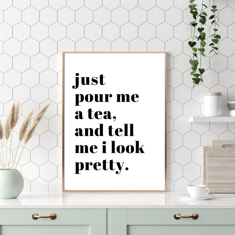 Tea Quote - Etsy