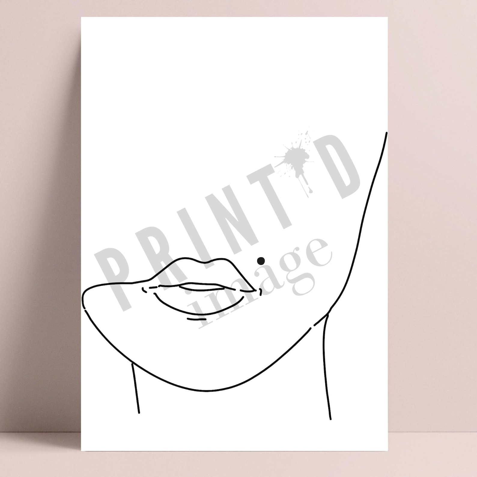 Woman Face Line Art Abstract Face Line Art Minimal Line Art - Etsy