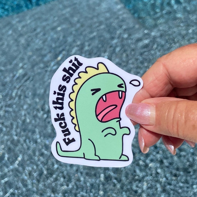 T Rex Sticker - Etsy