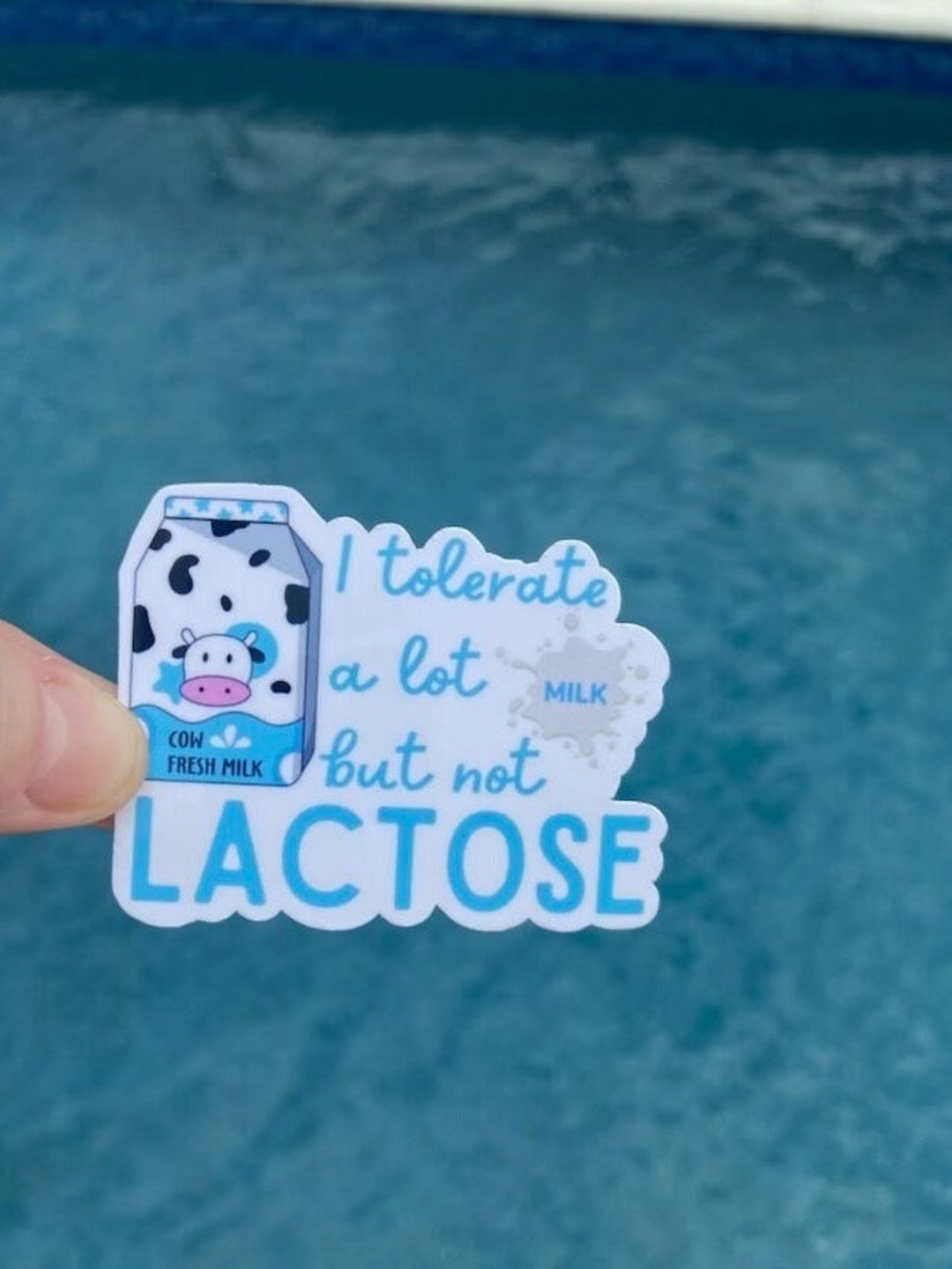 Don’t Tolerate Lactose Laptop Stickers, Funny Stickers, Sarcasm Laptop ...
