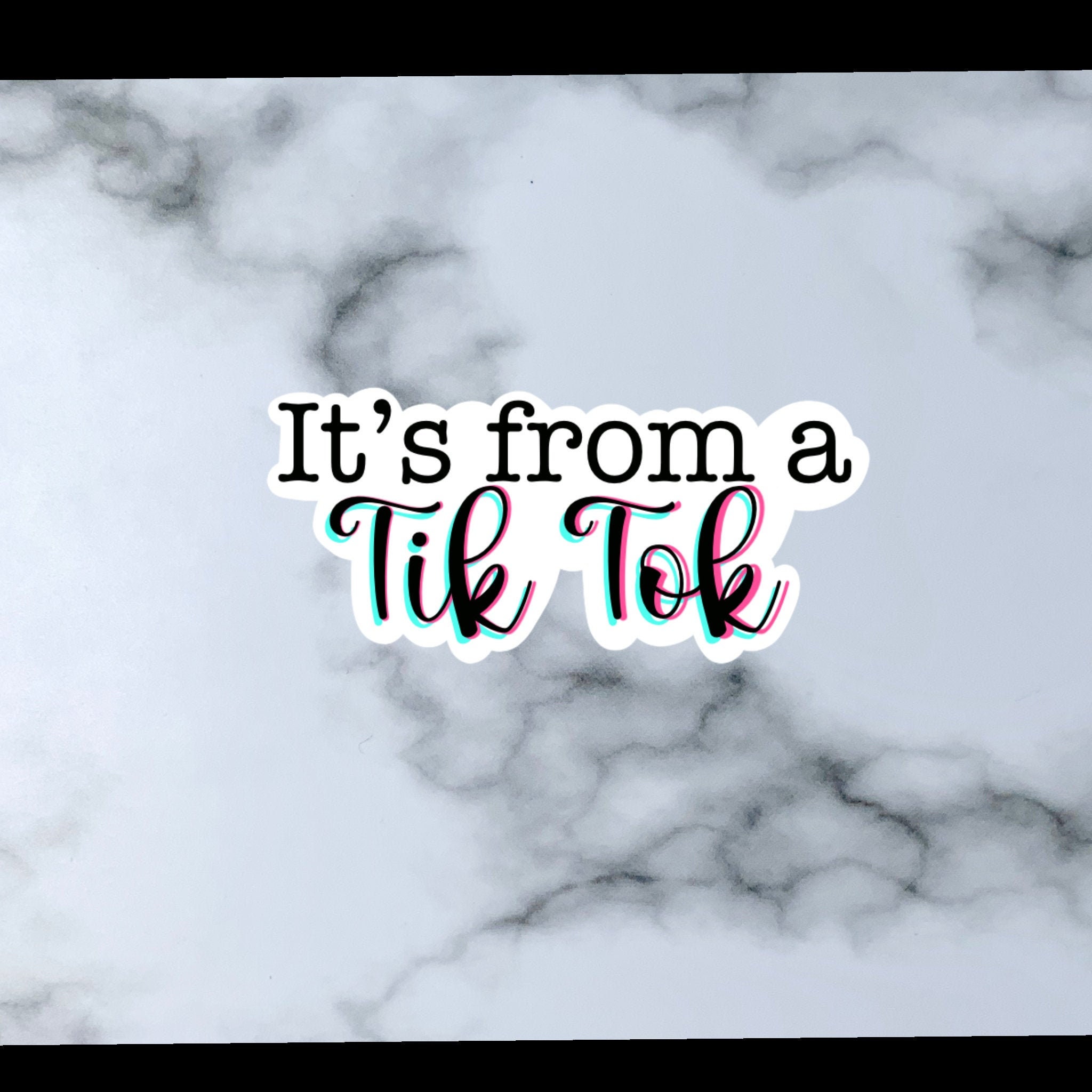 Its from a tik tok sticker quote Laptop Aesthetic Stickers | Etsy
