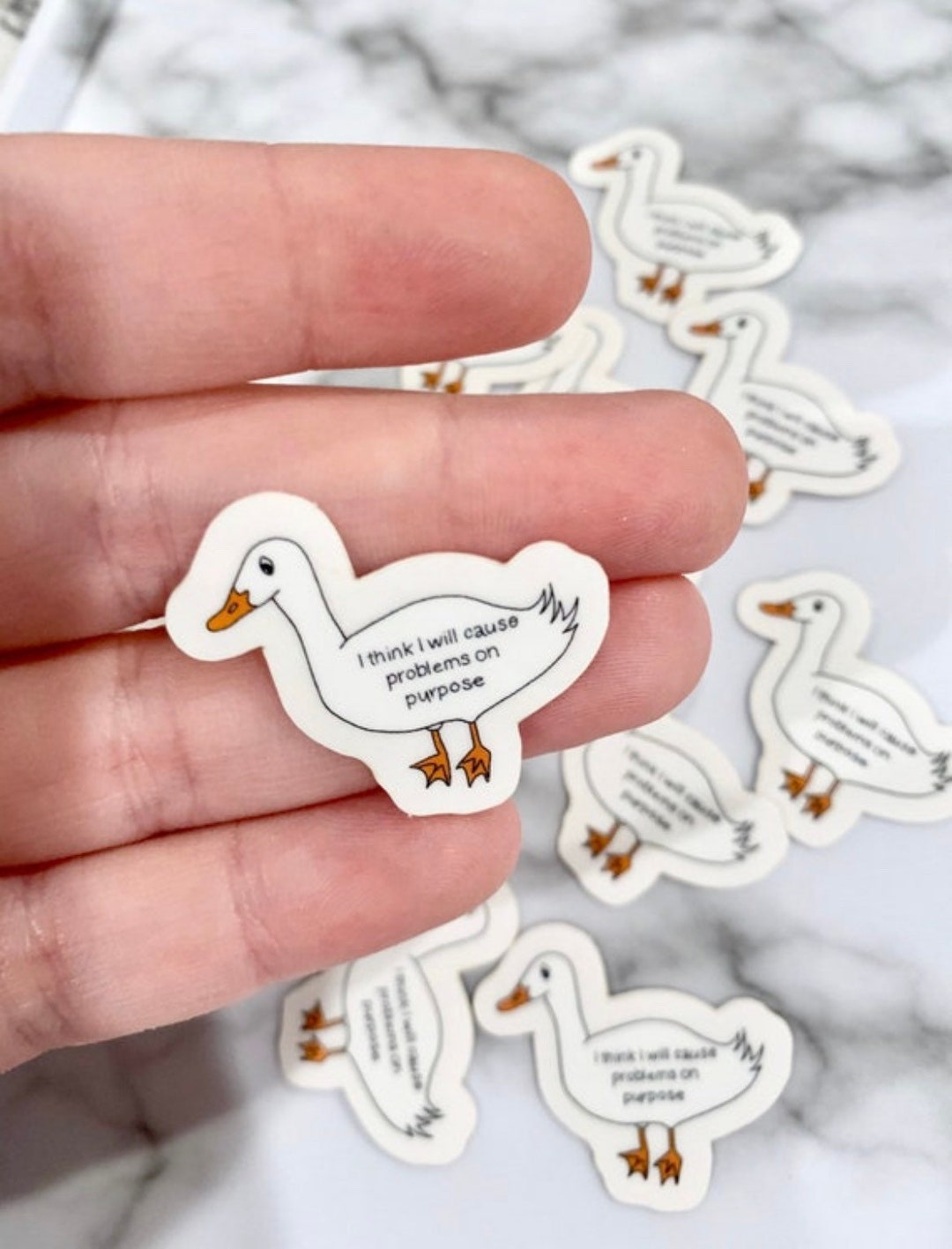 I Think I Will Cause Problems on Purpose Stickers Laptop - Etsy