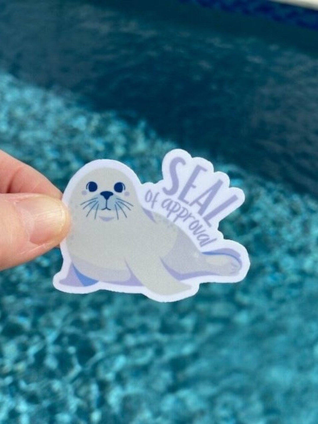 Seal of Approval Sticker , Funny Stickers Laptop Sticker Aesthetic ...