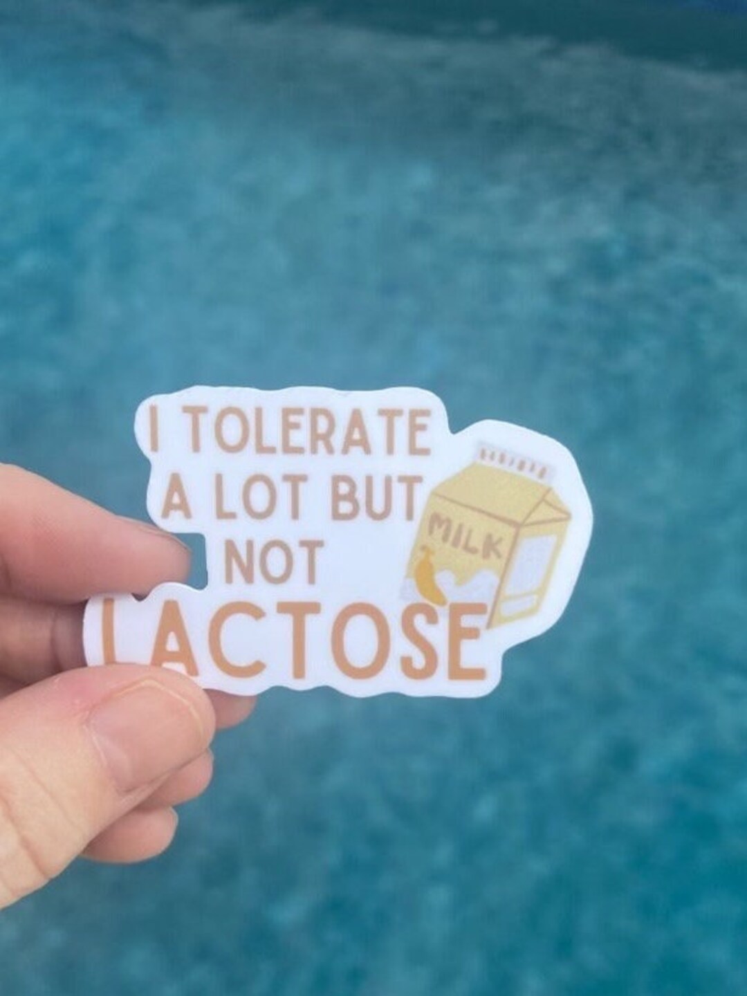 Don’t Tolerate Lactose Laptop Stickers, Funny Stickers, Sarcasm Laptop ...