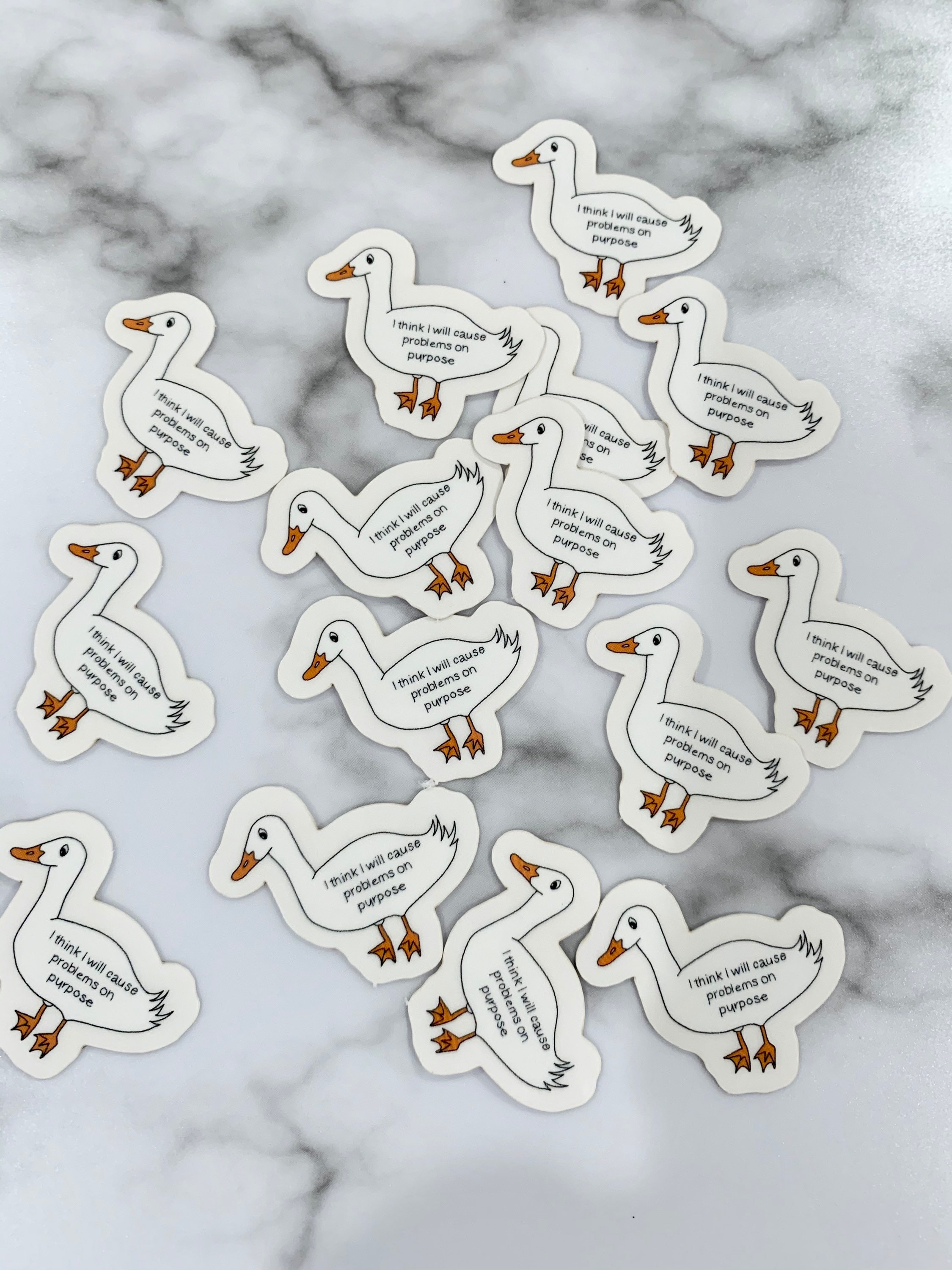 I Think I Will Cause Problems on Purpose Stickers Laptop - Etsy