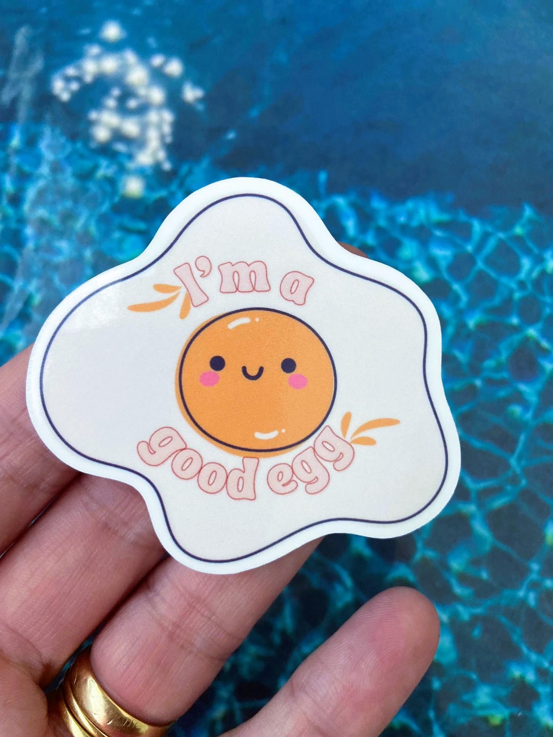 Im a Good Egg Sticker, Sticker Cute , Positivity Sticker, Mental Health ...