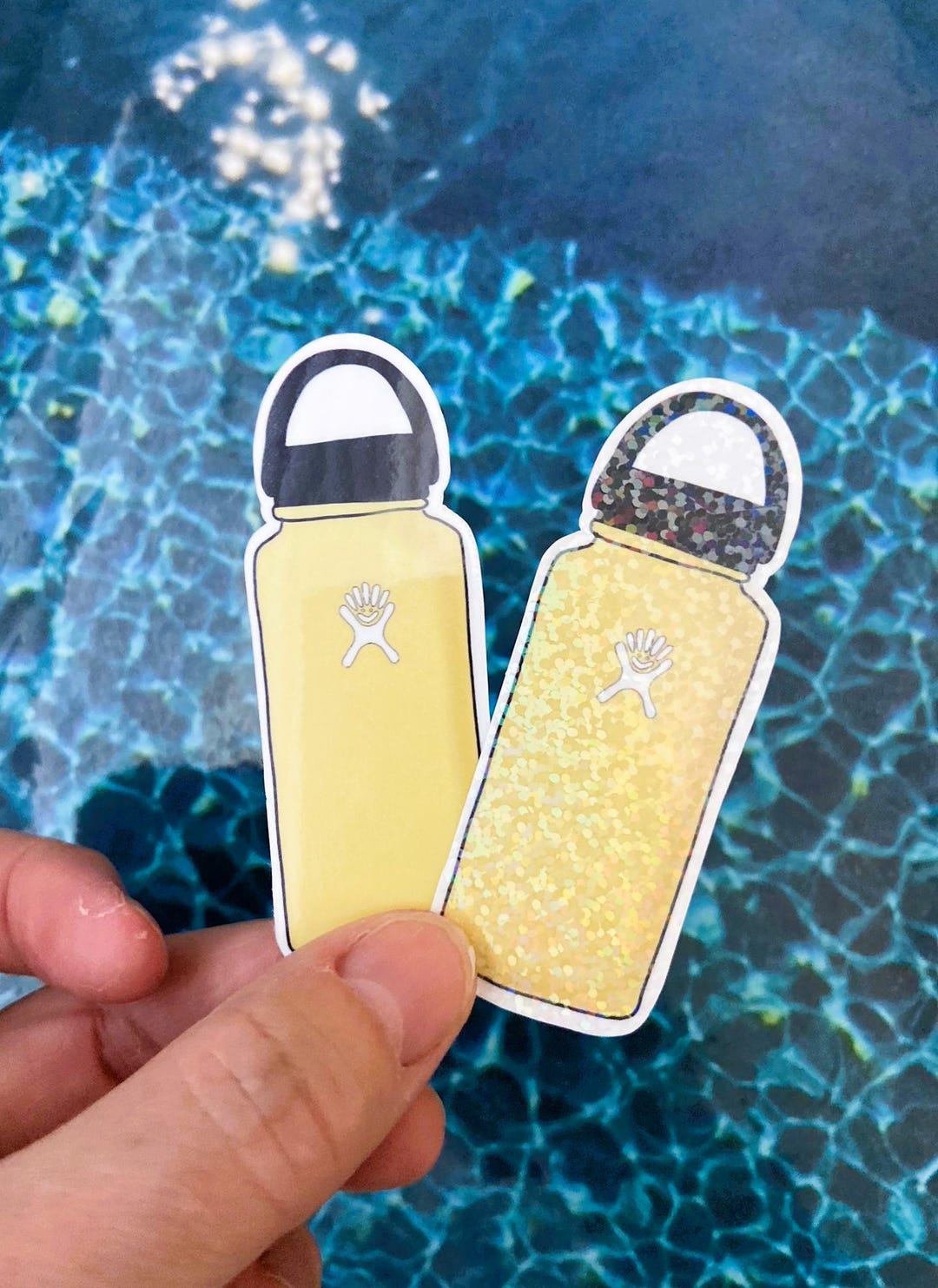 Yellow VSCO Sticker Pack Scrunchie Hydroflask Camera Laptop Sticker ...