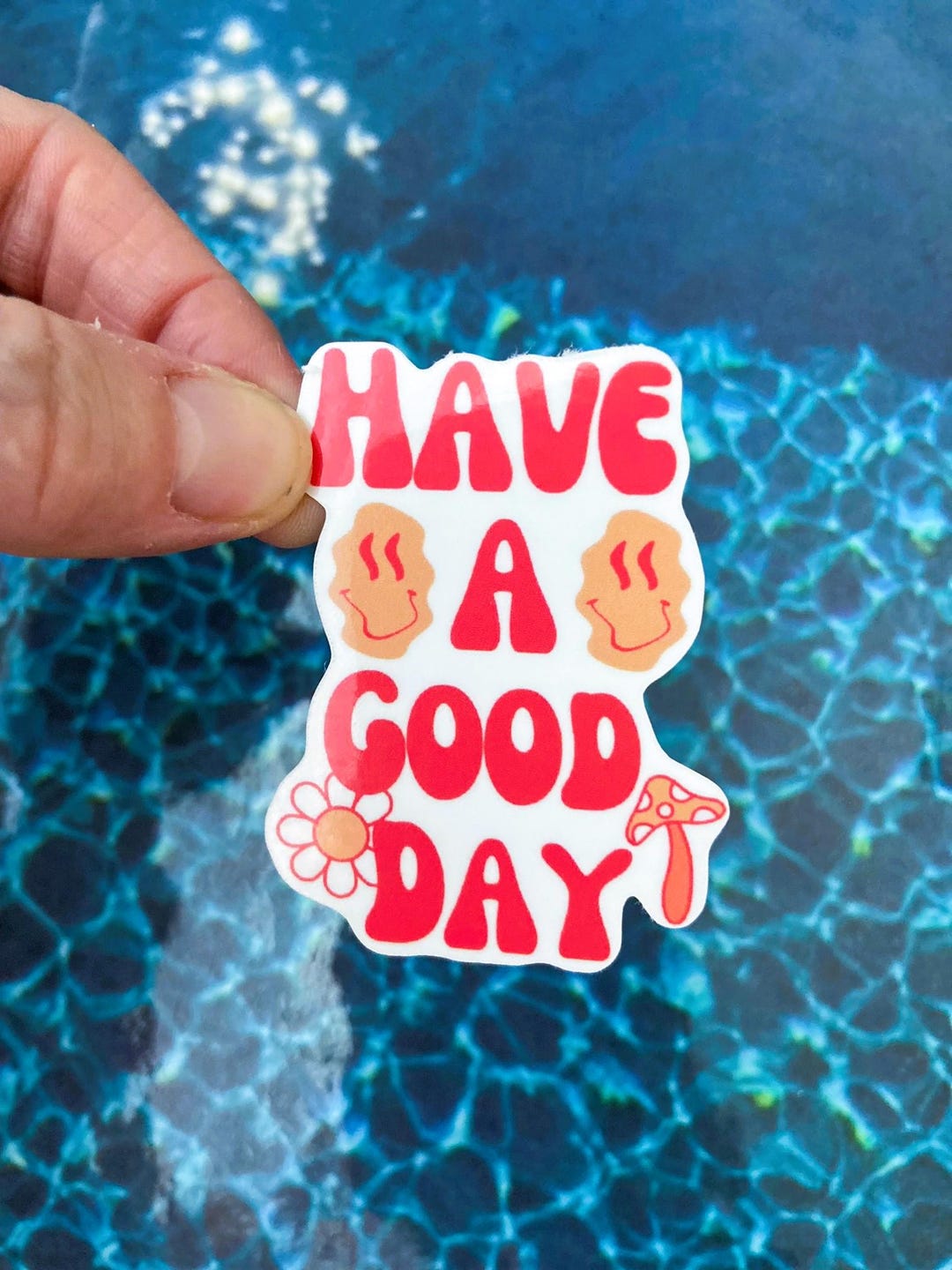 Have A Good Day Sticker, Retro Sticker, Reminder Sticker, Trendy ...