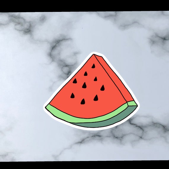 Watermelon Slice Sticker Laptop Aesthetic Stickers - Etsy