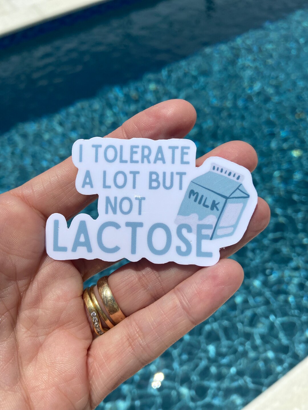 Don’t Tolerate Lactose Laptop Stickers, Funny Stickers, Sarcasm Laptop ...