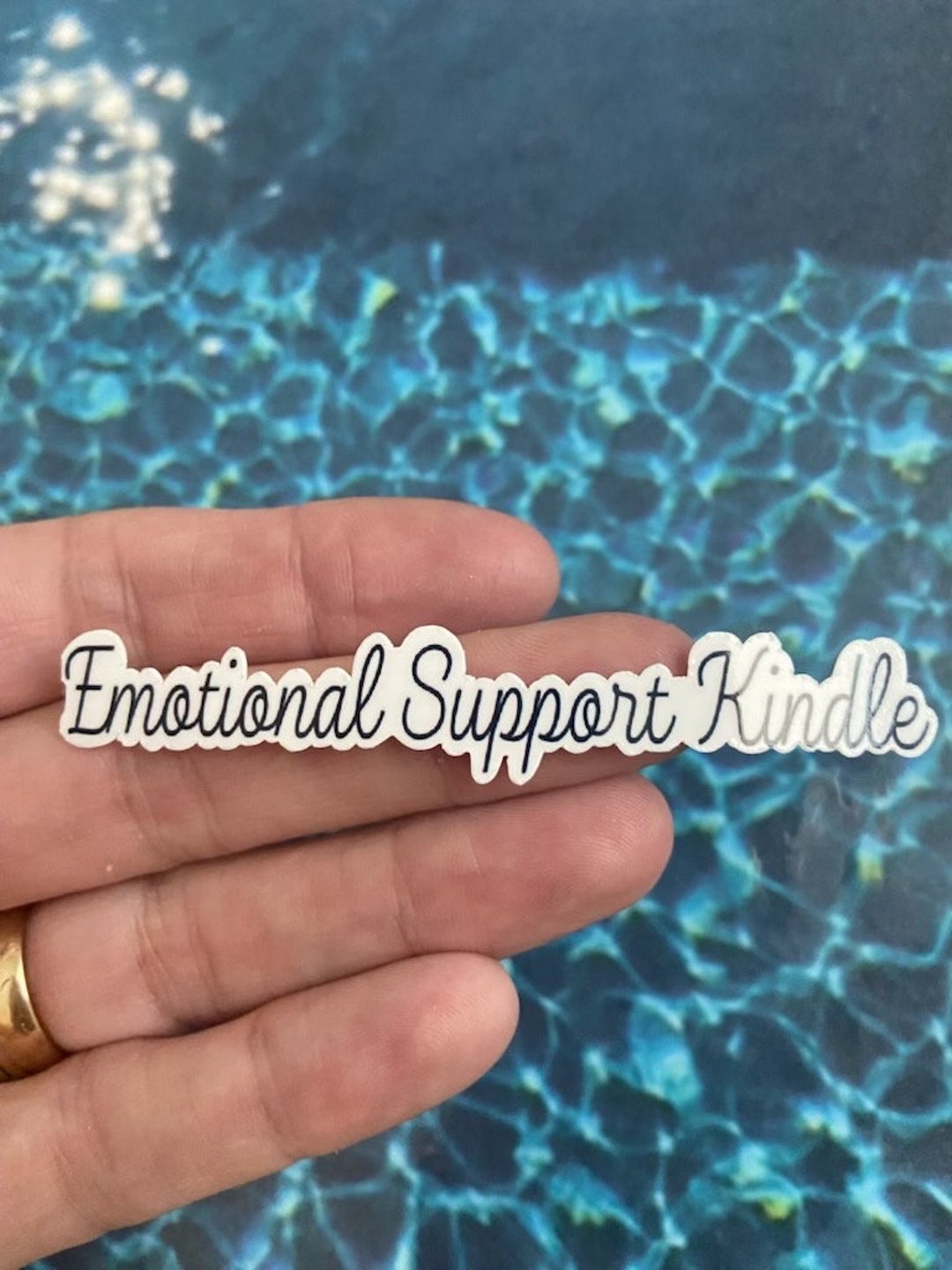 Emotional Support Kindle Stickers Laptop Sticker Aesthetic Stickers ...