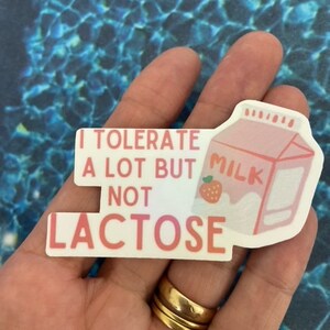 Don’t Tolerate Lactose Laptop Stickers, Funny Stickers, Sarcasm Laptop ...