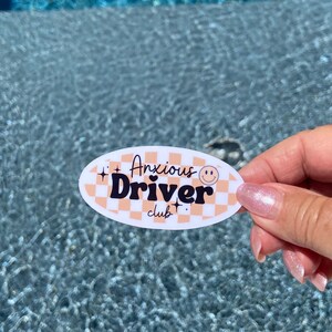 Anxious Driver Club Vinyl Sticker, Car Decal - Etsy