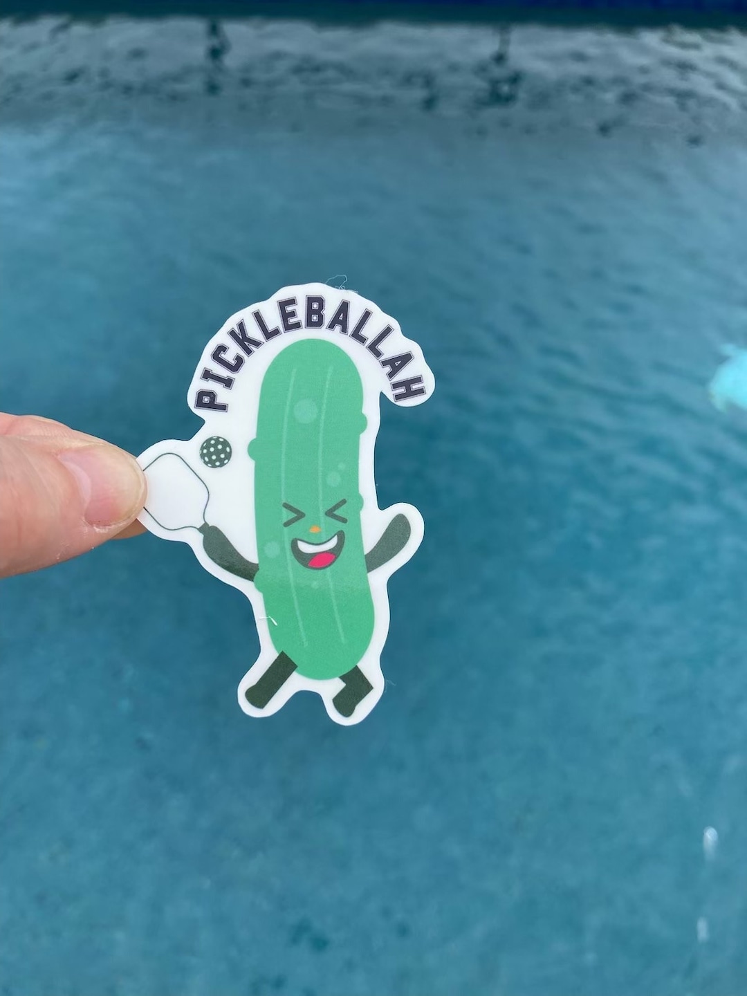 Pickleballah Pickle Ball Sticker Pickle Laptop Stickers, Funny Stickers ...