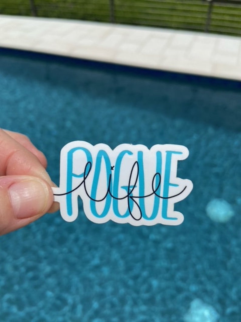 Pogue Life Sticker, OBX Vinyl Decal, Laptop Sticker - Etsy