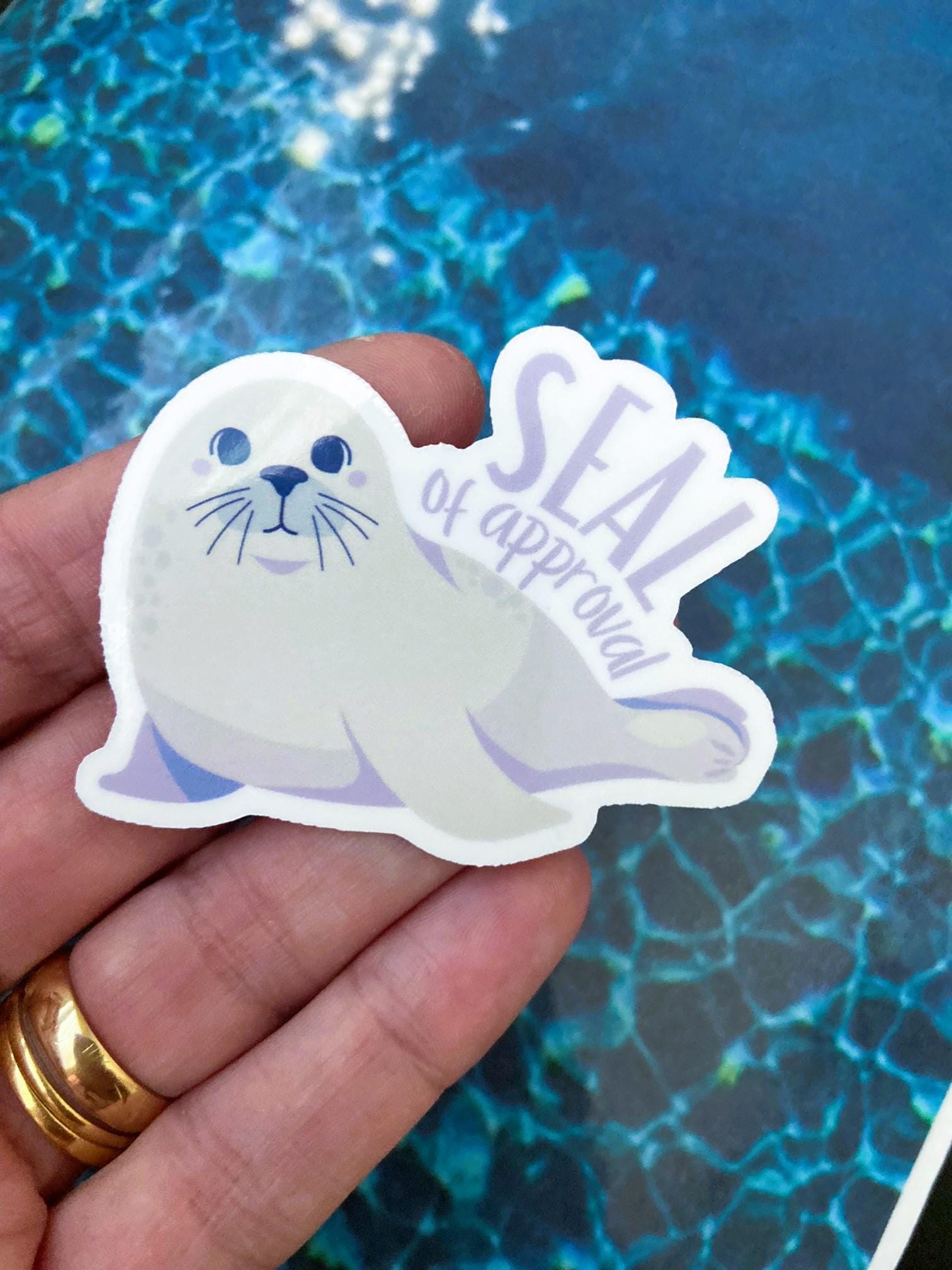 Seal of Approval Vinyl Sticker, Funny Laptop Decal - Etsy