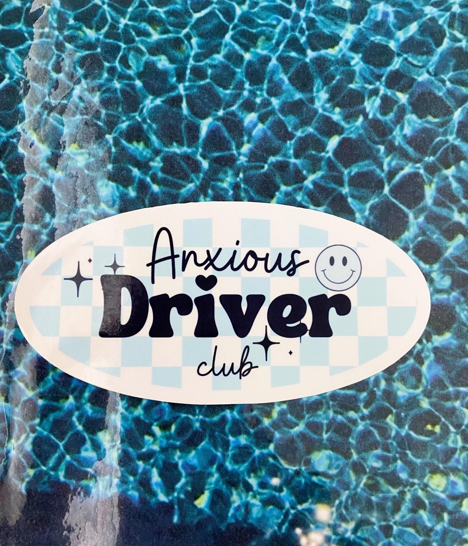 Anxious Driver Club Vinyl Sticker, Car Decal - Etsy