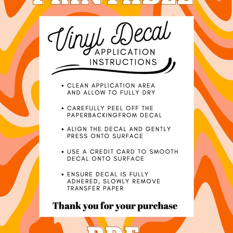 Decal Price List - Etsy