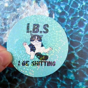 IBS I Be Shitting Sticker / IBS Sticker / Vinyl Sticker / Journaling ...