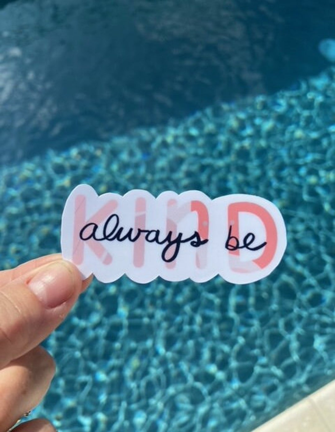 Always Be Kind Boho Pattern Watercolor Sticker| Laptop Sticker ...