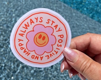 Enjoy Every Moment Sticker Positivity Sticker Mental Health Sticker ...