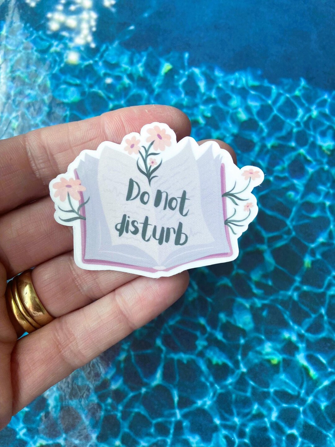 Do Not Disturb Reading Book Sticker Funny Kindle Sticker | Laptop ...