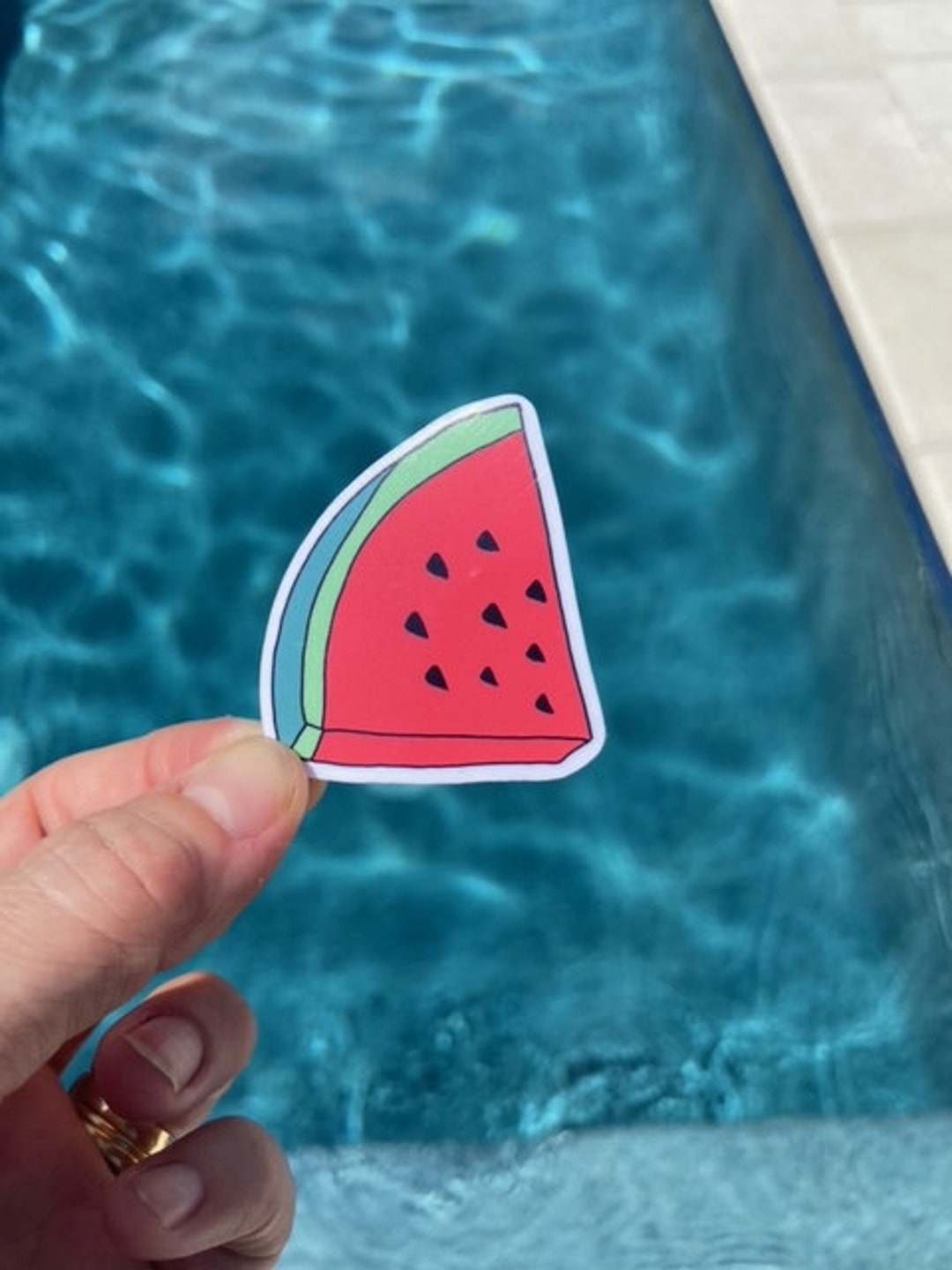 Watermelon Slice Sticker | Laptop Aesthetic Stickers Waterbottle ...