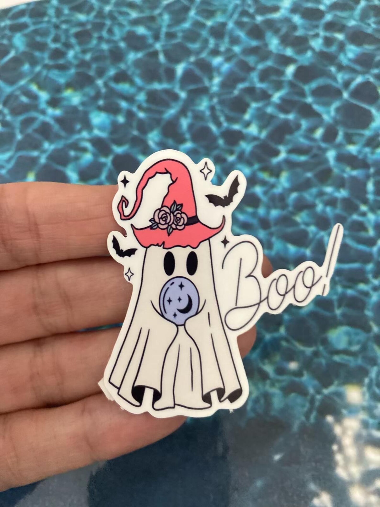 Cute Ghost Sticker Funny Quote Stickers Laptop Sticker Aesthetic ...