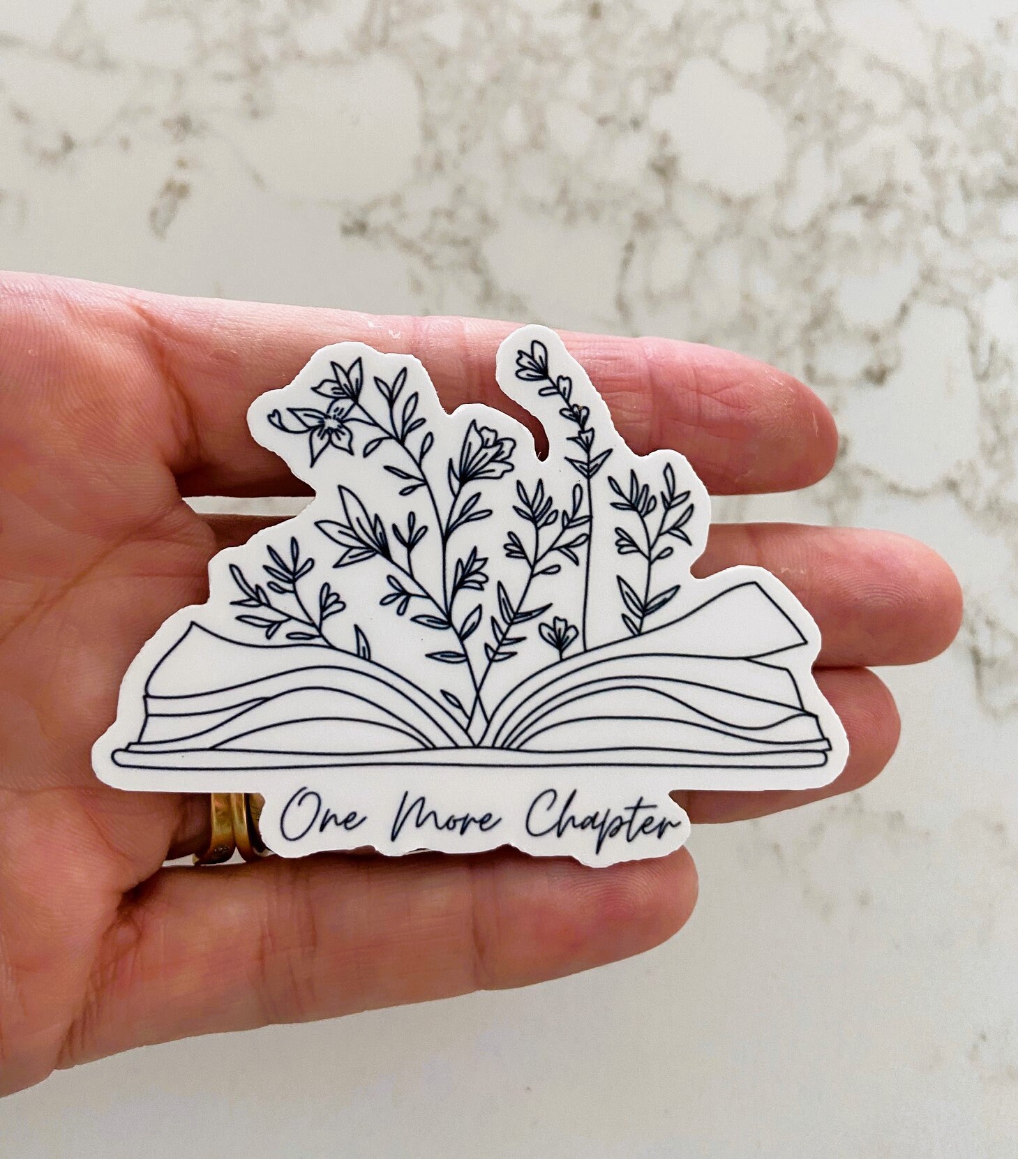 One More Chapter Sticker | Laptop Sticker Aesthetic Stickers ...