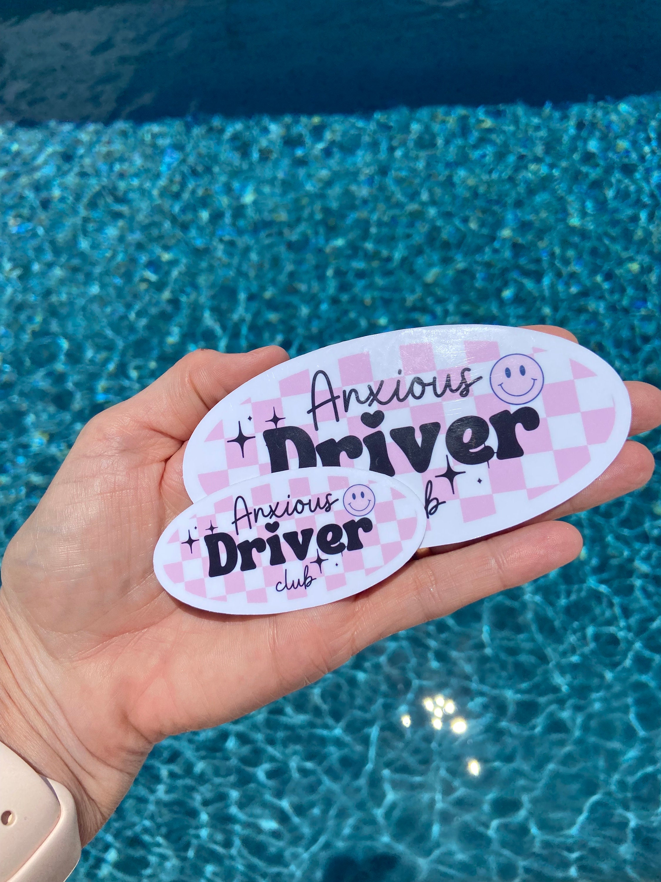 Anxious Driver Club Vinyl Sticker, Car Decal - Etsy