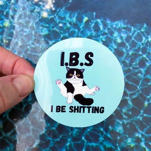 IBS I Be Shitting Sticker / IBS Sticker / Vinyl Sticker / Journaling ...