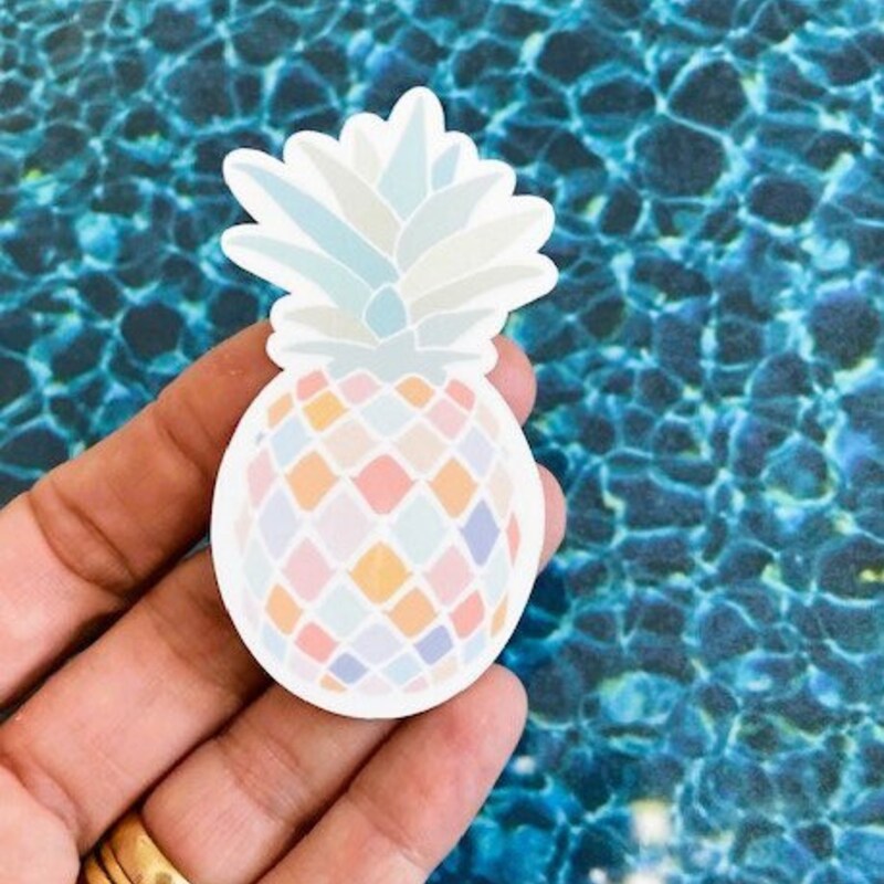 Pineapple Sticker - Etsy