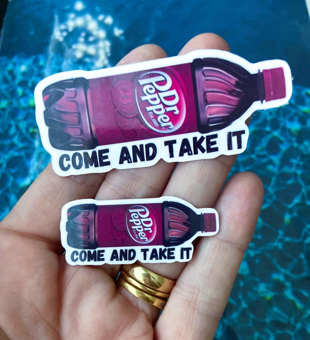 Dr Pepper Sticker, Doctor Pepper Funny Sticker, Laptop Sticker ...