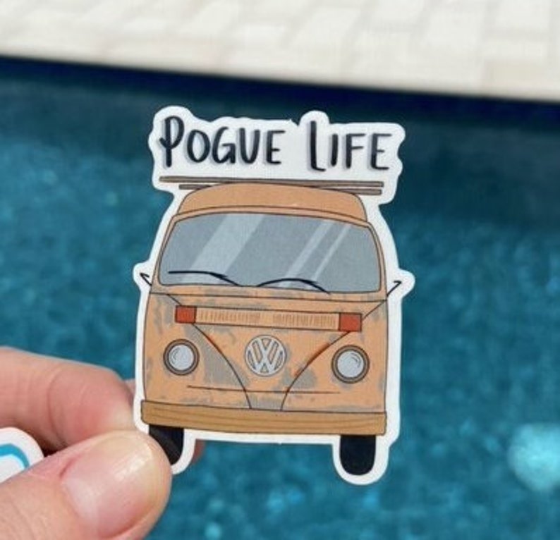 Pogue Life Sticker, OBX Vinyl Decal, Laptop Sticker - Etsy