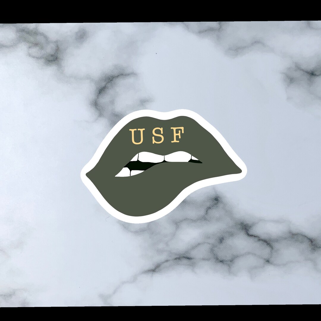 USF Bulls University of South Florida College Laptop Stickers - Etsy