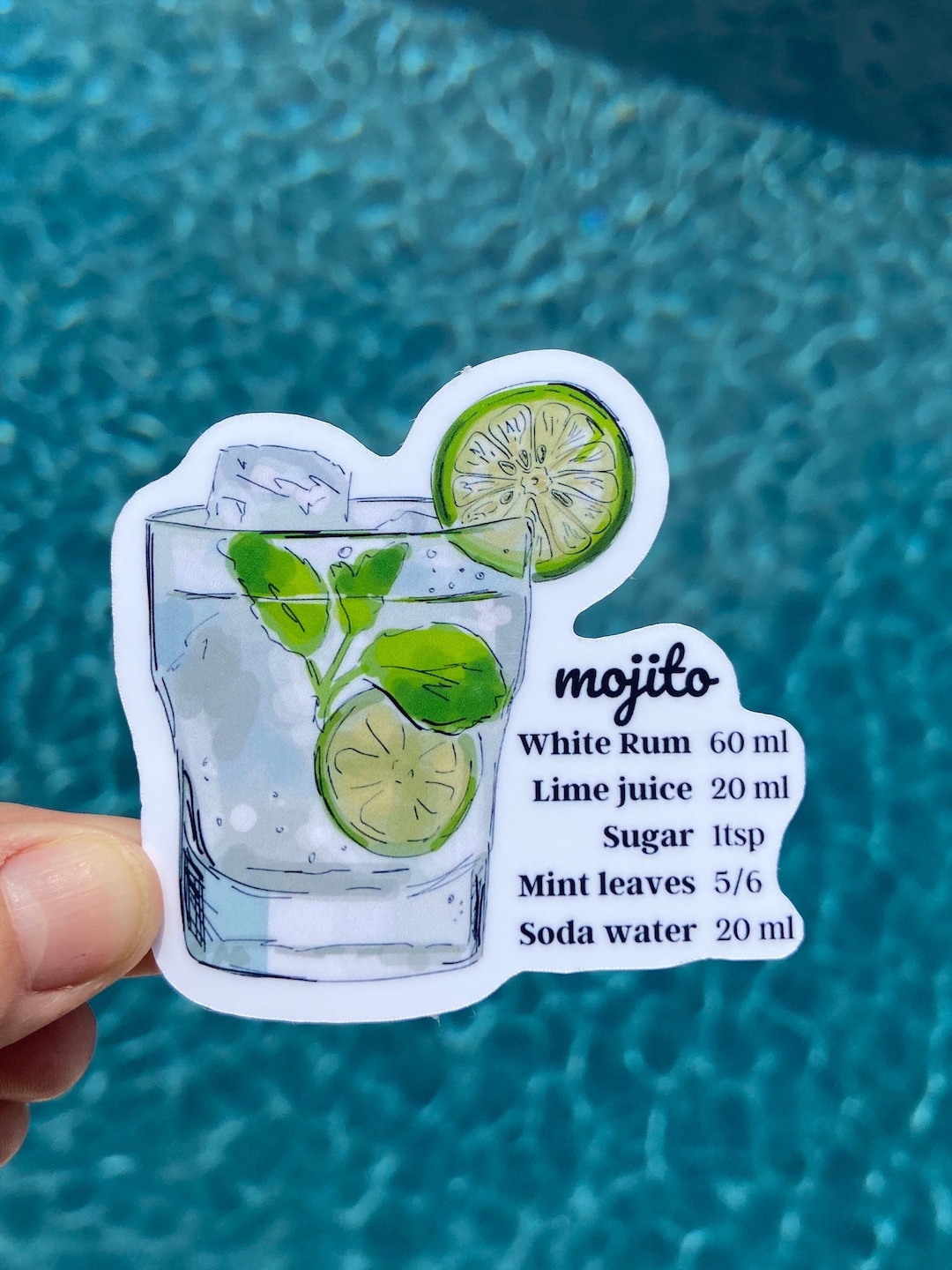 Mojito Sticker , Stickers, Sticker Idea, Sticker Handmade, Sticker ...