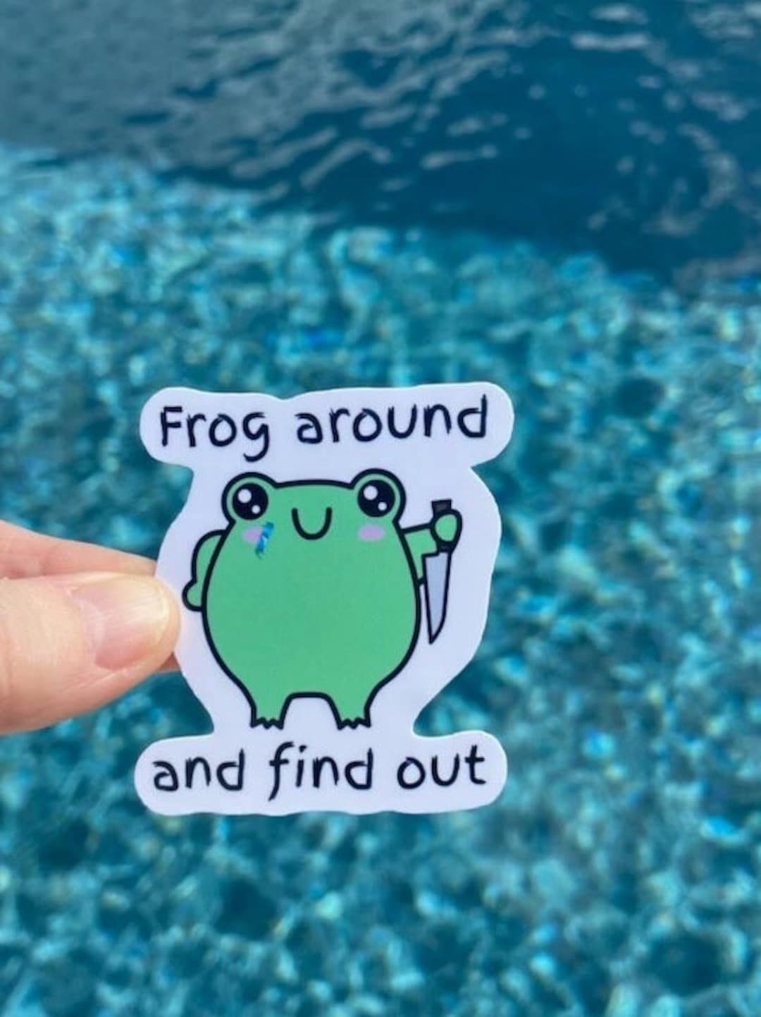 Frog Sticker , Laptop Stickers, Funny Stickers, Sarcasm Laptop Decal ...