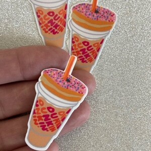 Dunkin Donut Drink Sticker, Laptop Sticker, Waterbottle Sticker, Die ...