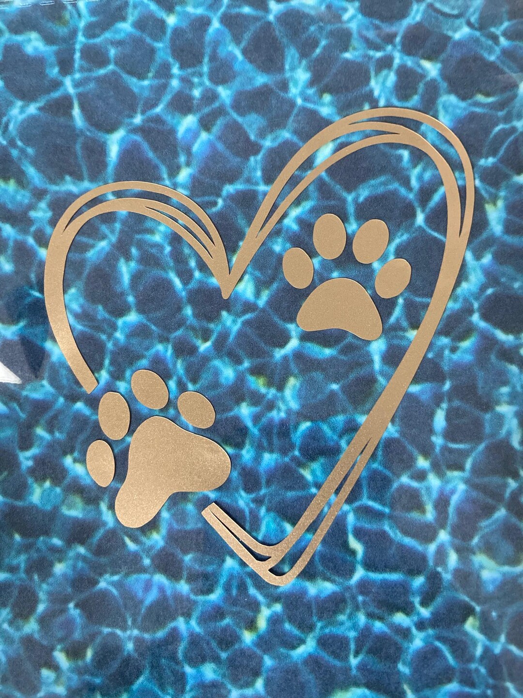 Paw Print Vinyl Decal, Waterproof Car Window Sticker - Etsy