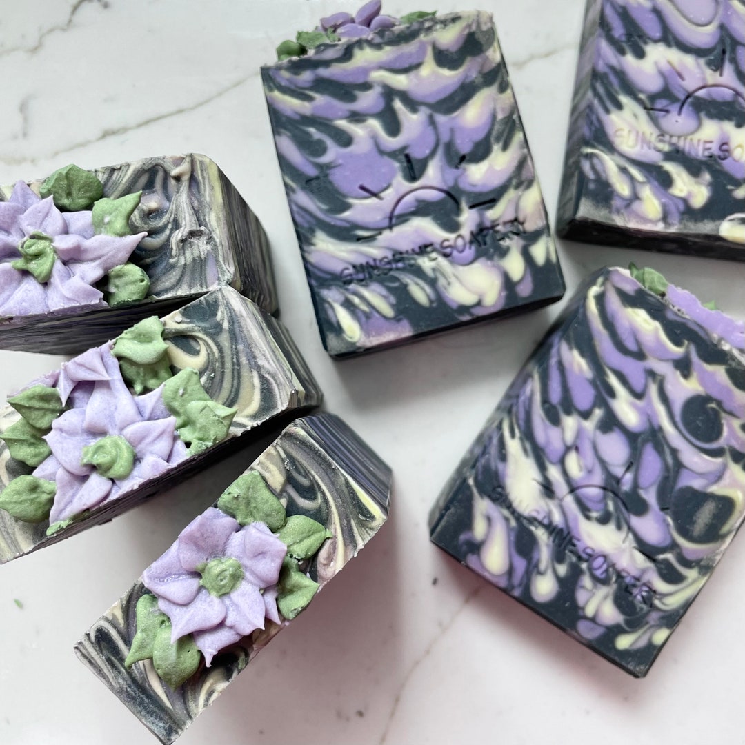 Violet & Oud Artisan Soap - Etsy