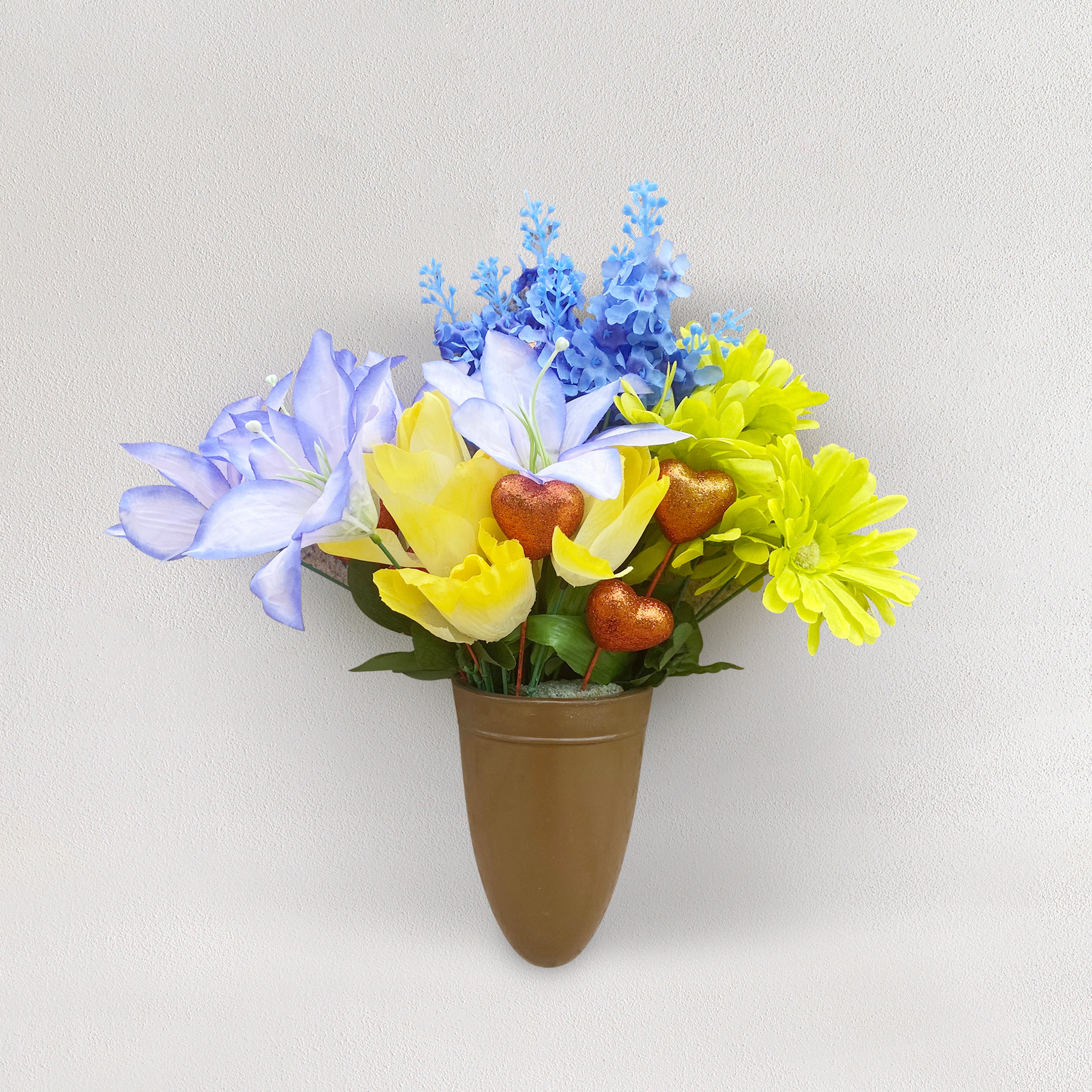 Masoleum Vase, Crypt Vase, Honor Vase-brown - Etsy