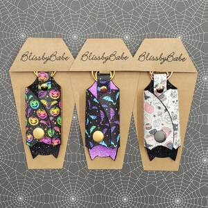 Bat Keychain, Halloween Key Fob, Bat Wing Accessory, Key Keeper, Spooky ...