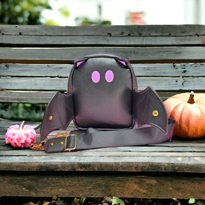 Bat Mini Backpack, Goth Backpack, Bat Purse, Crossbody Sling ...