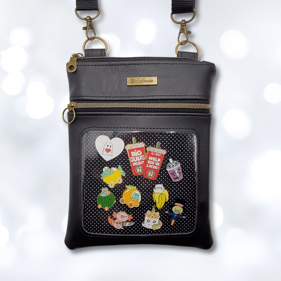 Ita Bag Crossbody, Pin Display Bag, Small Crossbody Purse, Clear Window ...