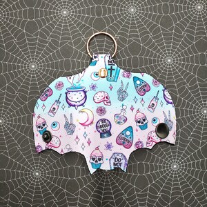 Bat Keychain Halloween Key Fob Bat Wing Accessory Key - Etsy