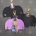 Bat Keychain, Halloween Key Fob, Bat Wing Accessory, Key Keeper, Spooky ...